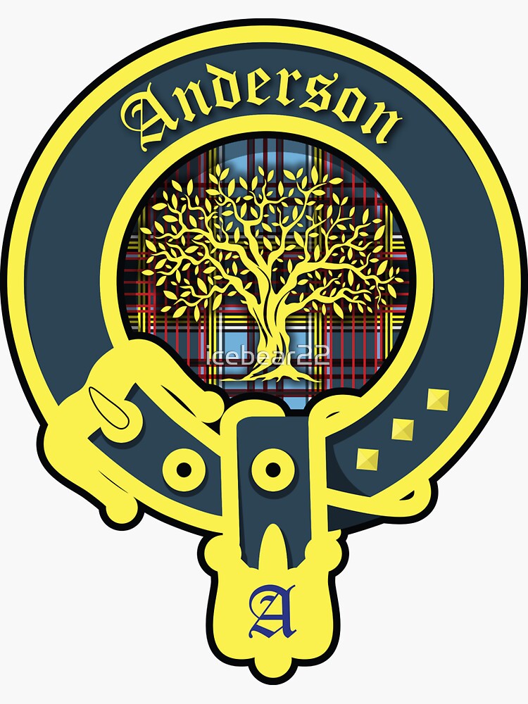 "Anderson Scottish clan logo" Sticker for Sale by icebear22 | Redbubble