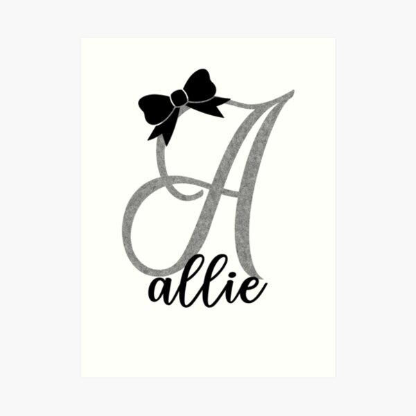 Allie Art Prints | Redbubble