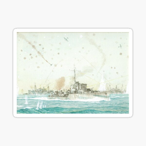 "HMS Exmoor" Sticker by TJBDesign | Redbubble