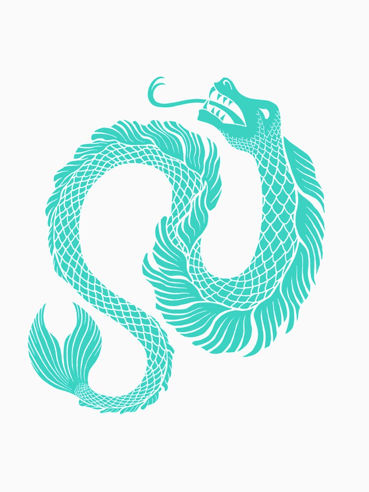 "Sea Serpent Sigil" T-shirt for Sale by monstertino | Redbubble ...