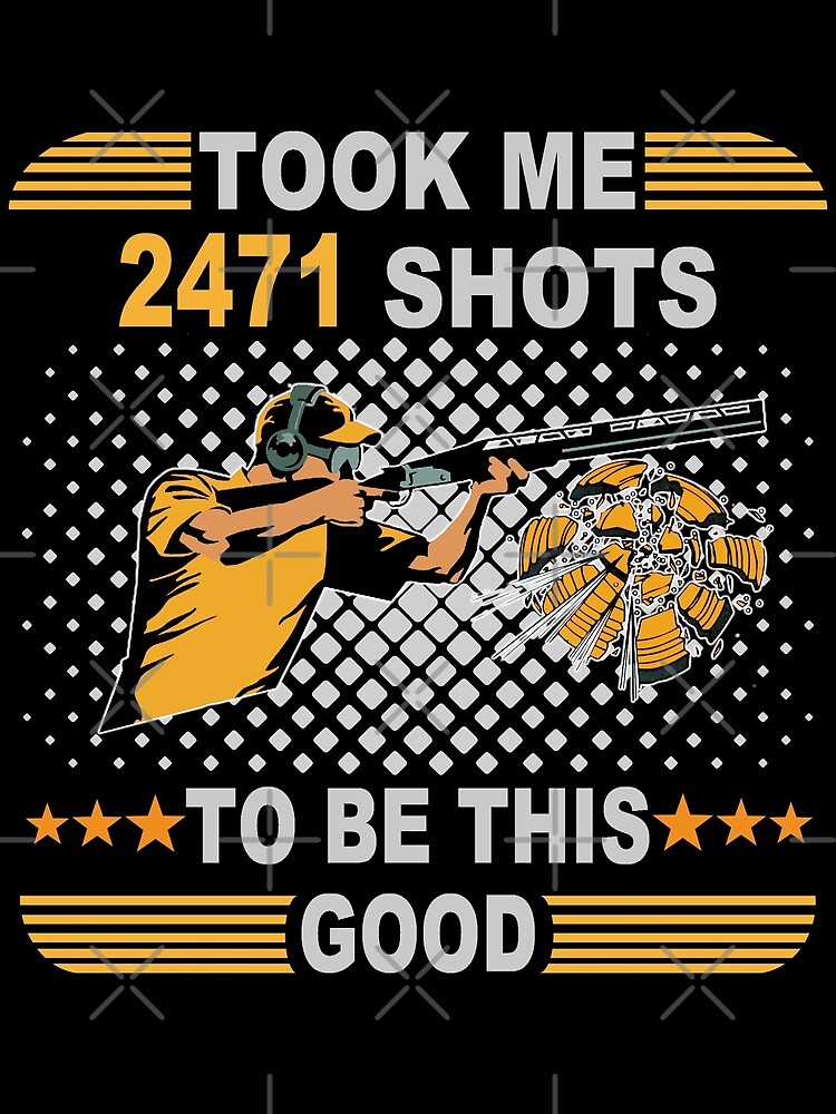 "Shattered Clay Pigeon Trap Shooting gift - Shot Gun Skeet Trap Target ...