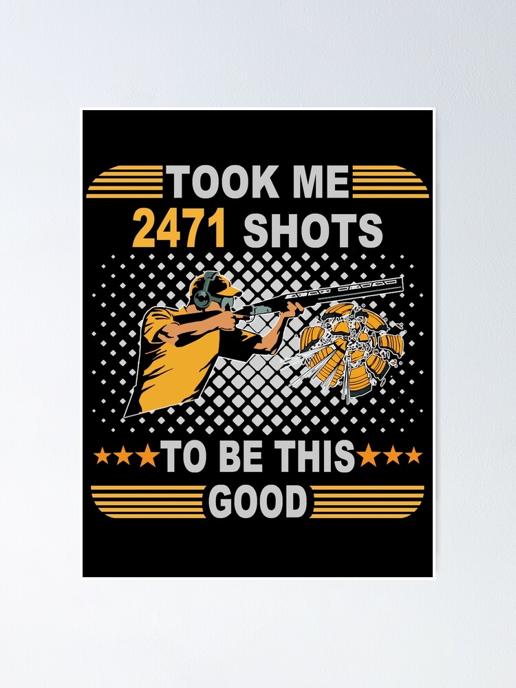 "Shattered Clay Pigeon Trap Shooting gift - Shot Gun Skeet Trap Target ...