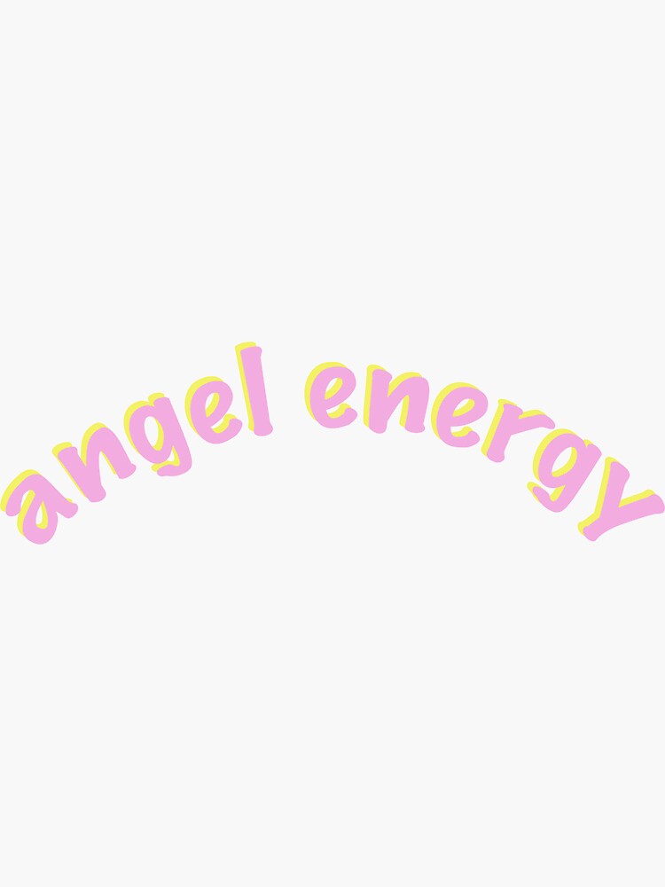 "angel energy" Sticker for Sale by lucianalobos | Redbubble
