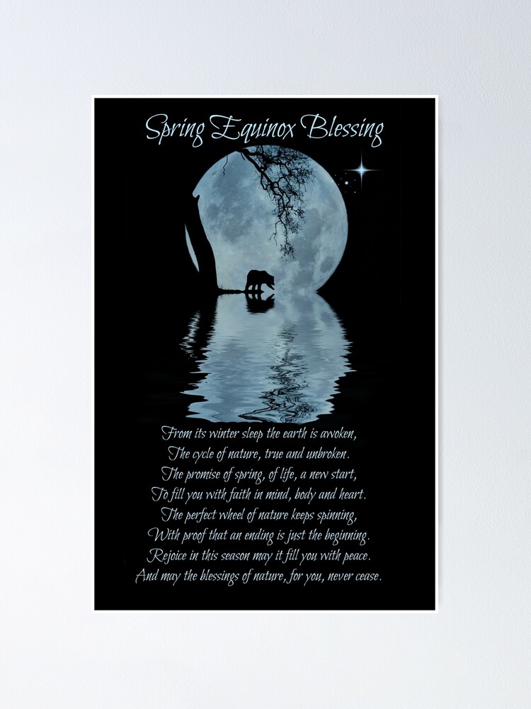 "Pagan, Native American Inspired Spring Equinox Blessings with Moon and ...