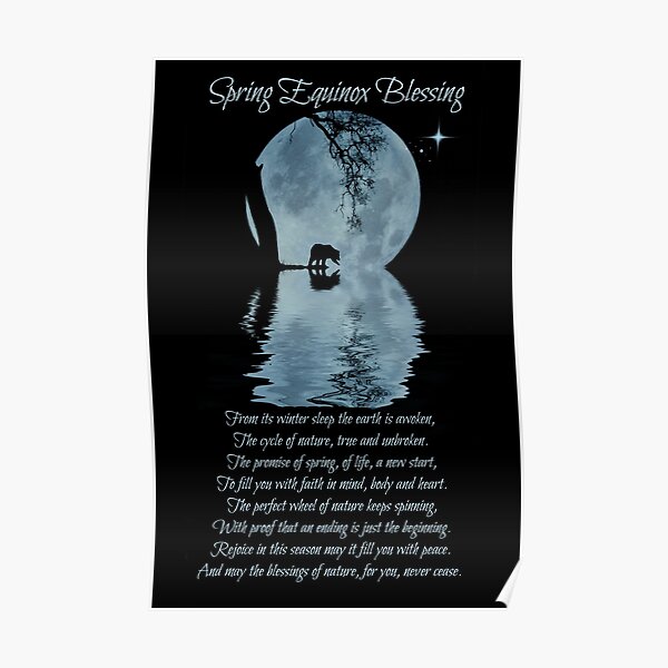 "Pagan, Native American Inspired Spring Equinox Blessings with Moon and ...