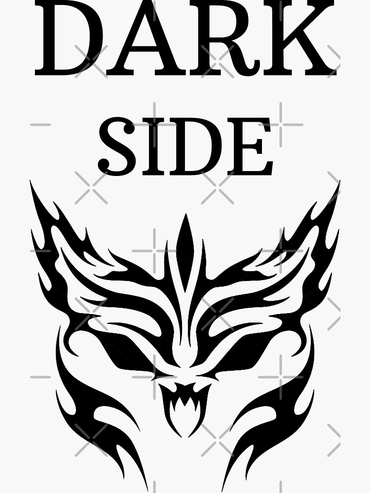"Dark Side" Sticker for Sale by RIVEofficial | Redbubble