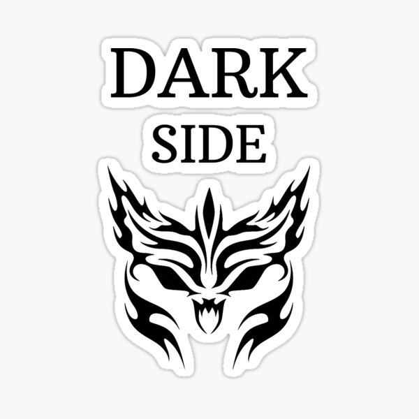 "Dark Side" Sticker for Sale by RIVEofficial | Redbubble