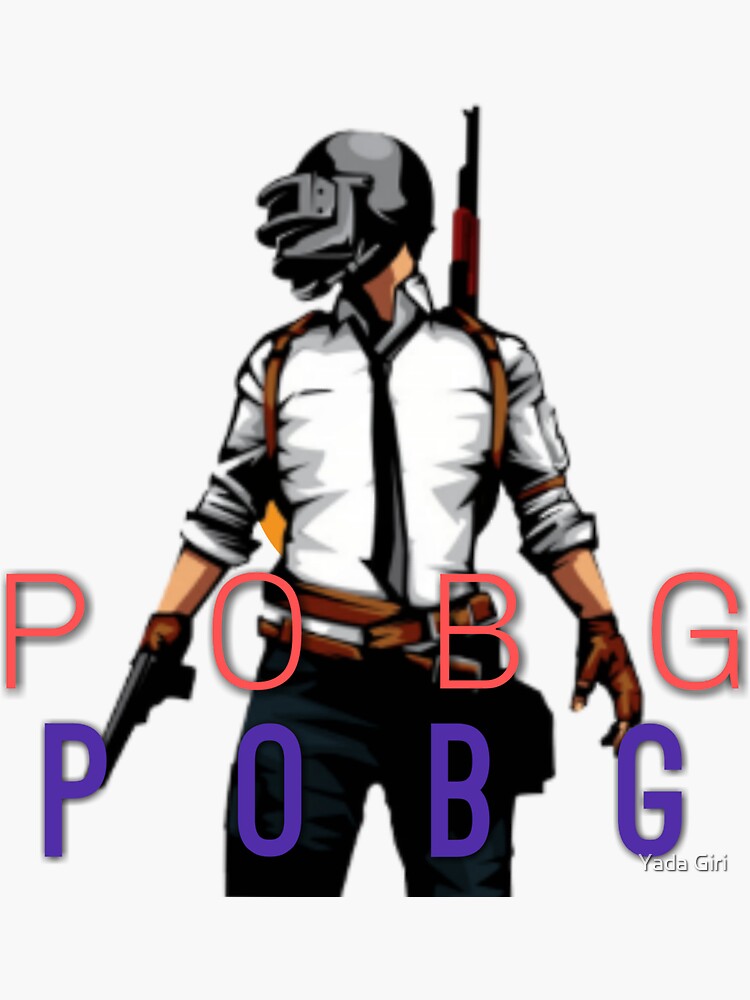 "Pobg logo" Sticker for Sale by Yadagiri | Redbubble