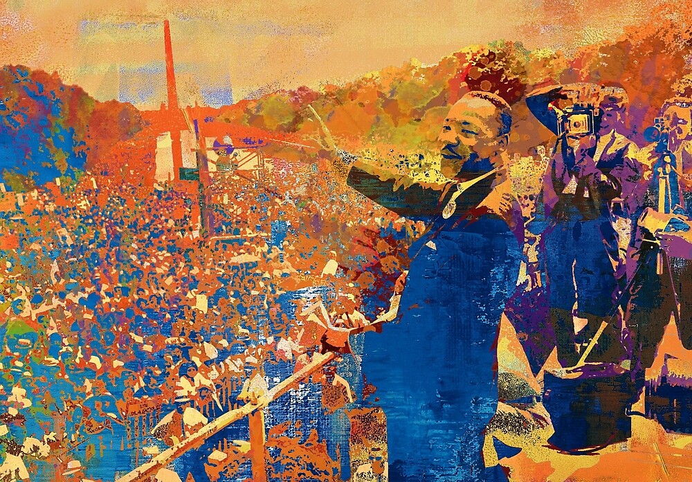 "Dr. Martin Luther King I Have A Dream March On Washington Pop Art by ...
