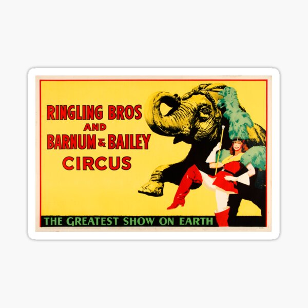 "The Greatest Show On Earth American Circus Peformance Vintage ...