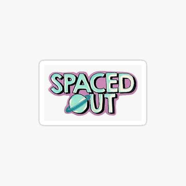 "Spaced Out" Sticker for Sale by SweetCandiArt | Redbubble