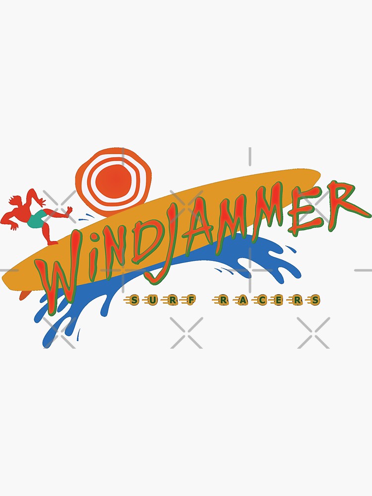 "Windjammer Design" Sticker for Sale by carowindsfanson | Redbubble