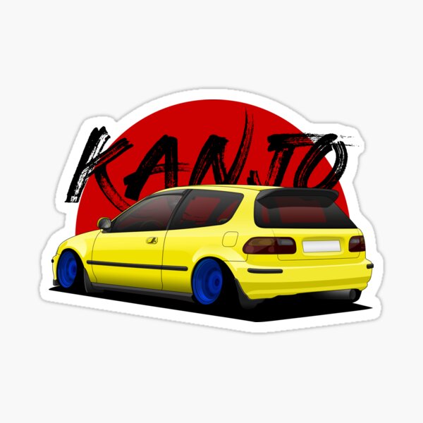 "KANJO EG" Sticker by Turboosted | Redbubble