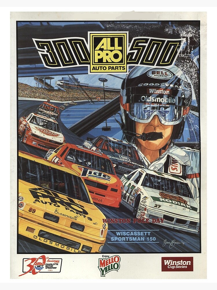 "NASCAR Race Art" Art Print for Sale by MainEventMedia | Redbubble