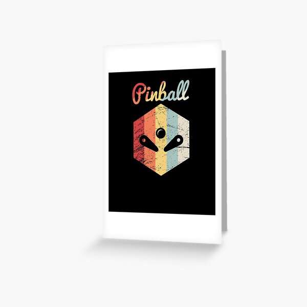 "Retro Pinball games design- ClassicGame" Greeting Card by BassamOps ...
