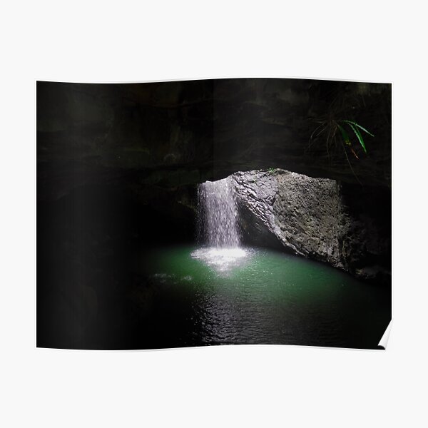 "Natural Bridge - Springbrook National Park" Poster for Sale by ...
