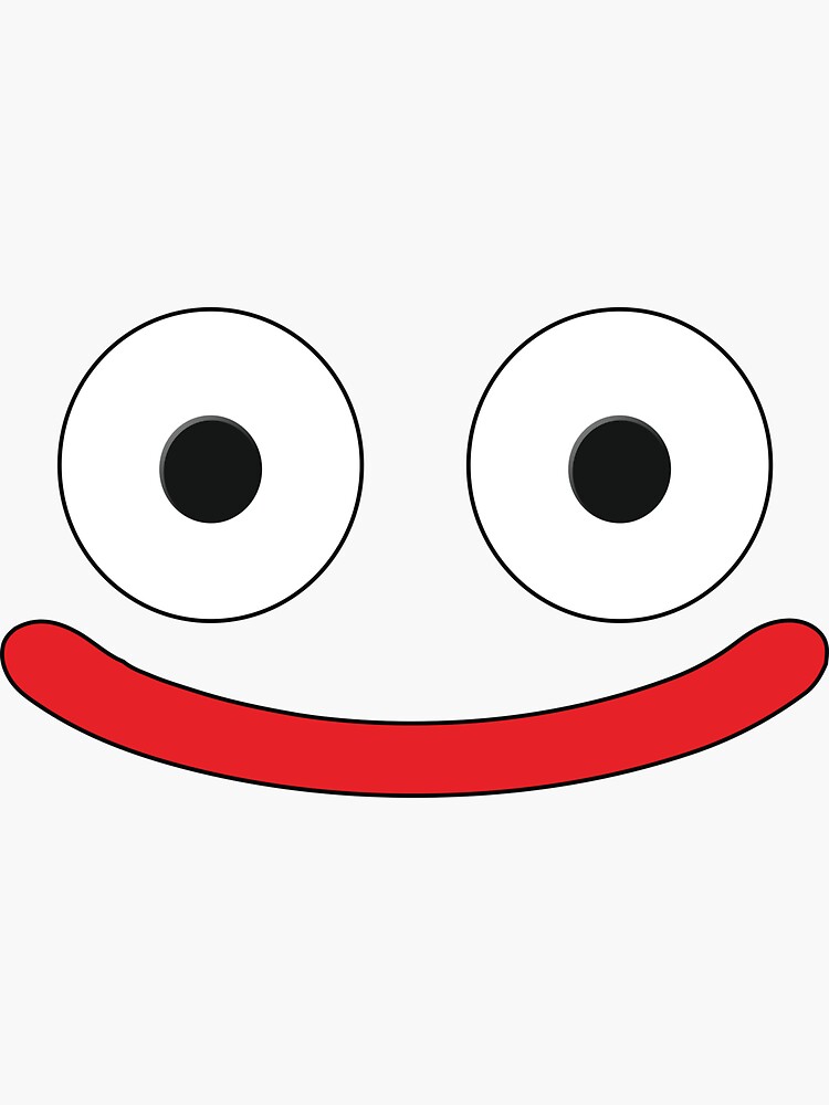 "Slime Face Dragon Quest" Sticker for Sale by Babrr | Redbubble