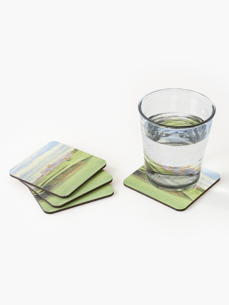 "Royal Troon Golf Course 18th And Clubhouse" Coasters (Set of 4) by ...
