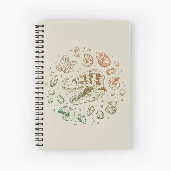 "Geo-rex Vortex | Leaf Green & Pumpkin Spice Ombré | Dinosaur Fossil ...