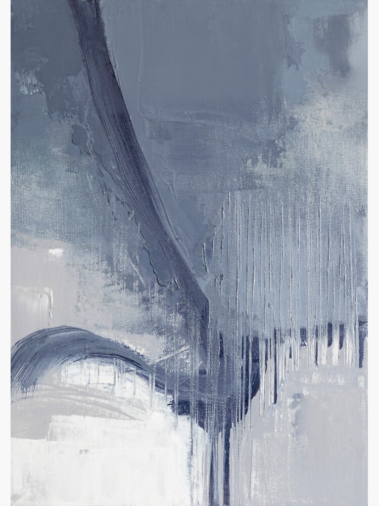 "Light blue abstract" Sticker by ElaSzczepaniak | Redbubble