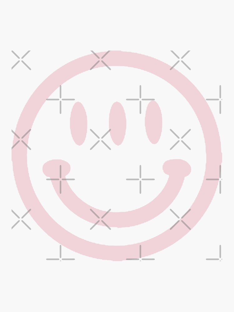 "pink glossier smile" Sticker by cyphyurrr | Redbubble