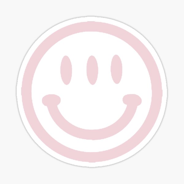 "pink glossier smile" Sticker by cyphyurrr | Redbubble