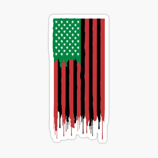 "Flag in Pan African colors" Sticker for Sale by sellis91 | Redbubble