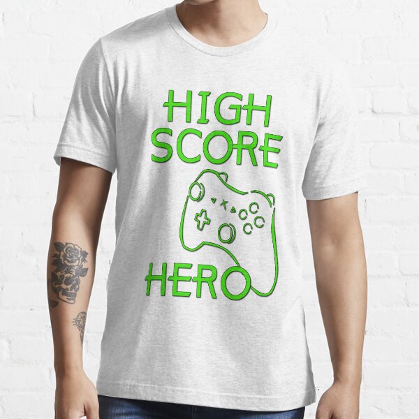 "High Score Hero XBox" T-shirt for Sale by gleekgirl | Redbubble | xbox ...