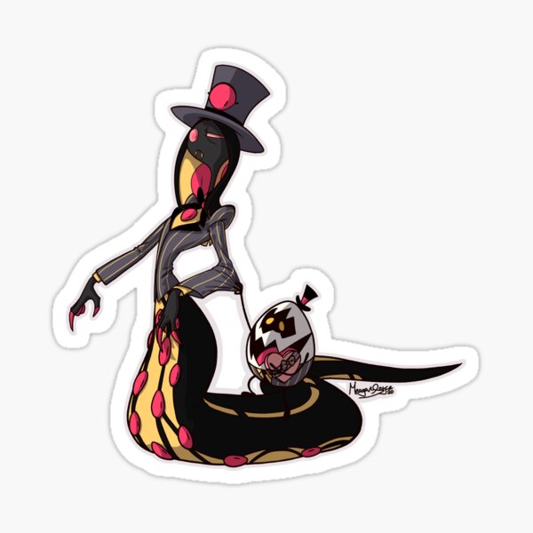"Sir Pentious valentine" Sticker for Sale by CreaturaArt | Redbubble