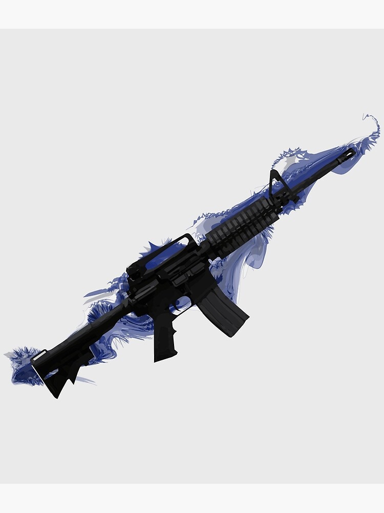 "CSGO M4A1 - Blue" Poster for Sale by SpaceLake | Redbubble