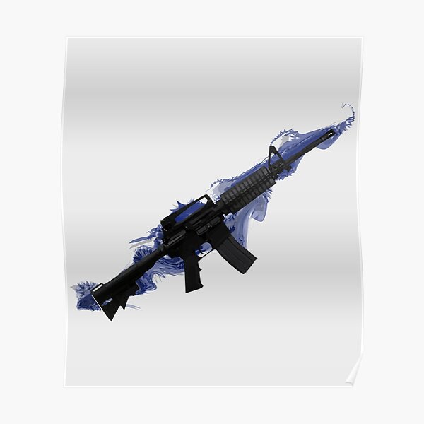 "CSGO M4A1 - Blue" Poster for Sale by SpaceLake | Redbubble