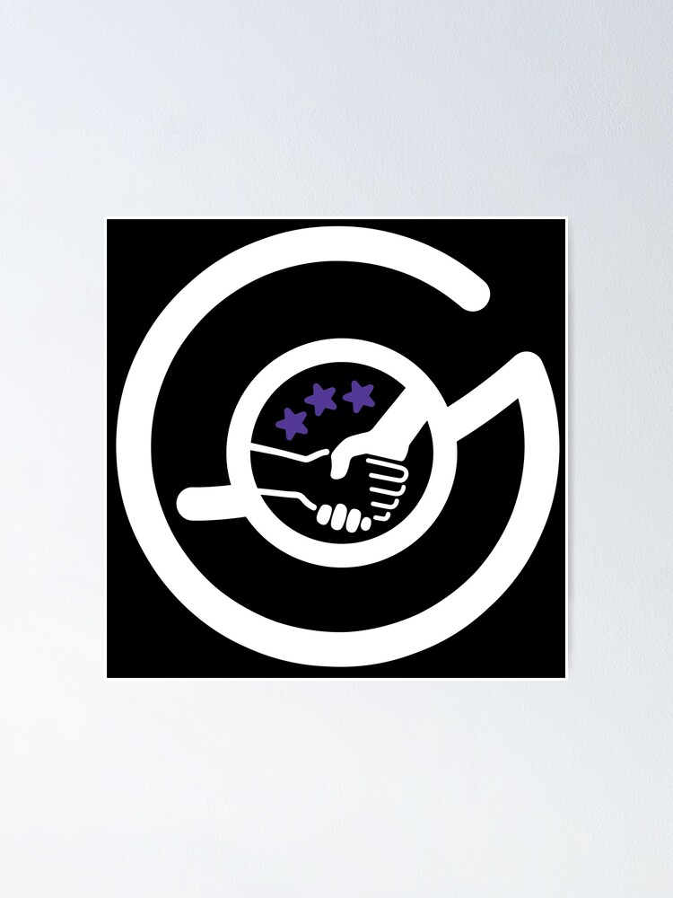 "G2G White/Purple Logo" Poster by G2Gmedia | Redbubble