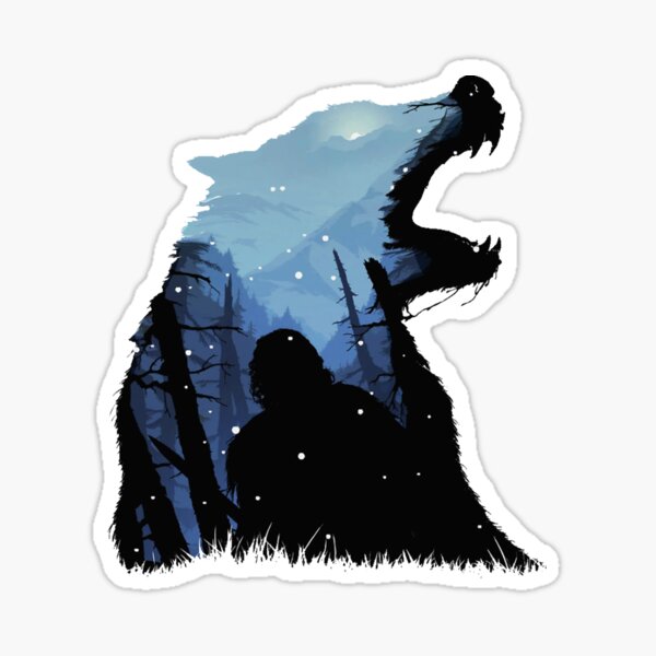 Jon Snow Stickers | Redbubble