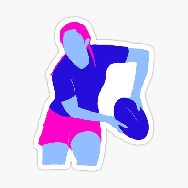 "Women's Rugby League " Sticker by rheawakim | Redbubble