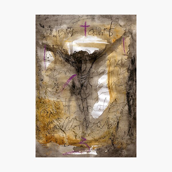 "Pain (Christ on the cross)" Photographic Print by epialis | Redbubble