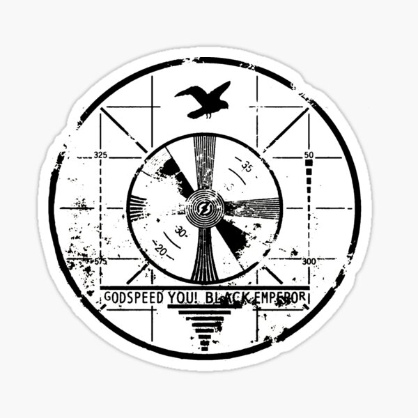 "Godspeed You Black Emperor Radar" Sticker for Sale by nombebah | Redbubble