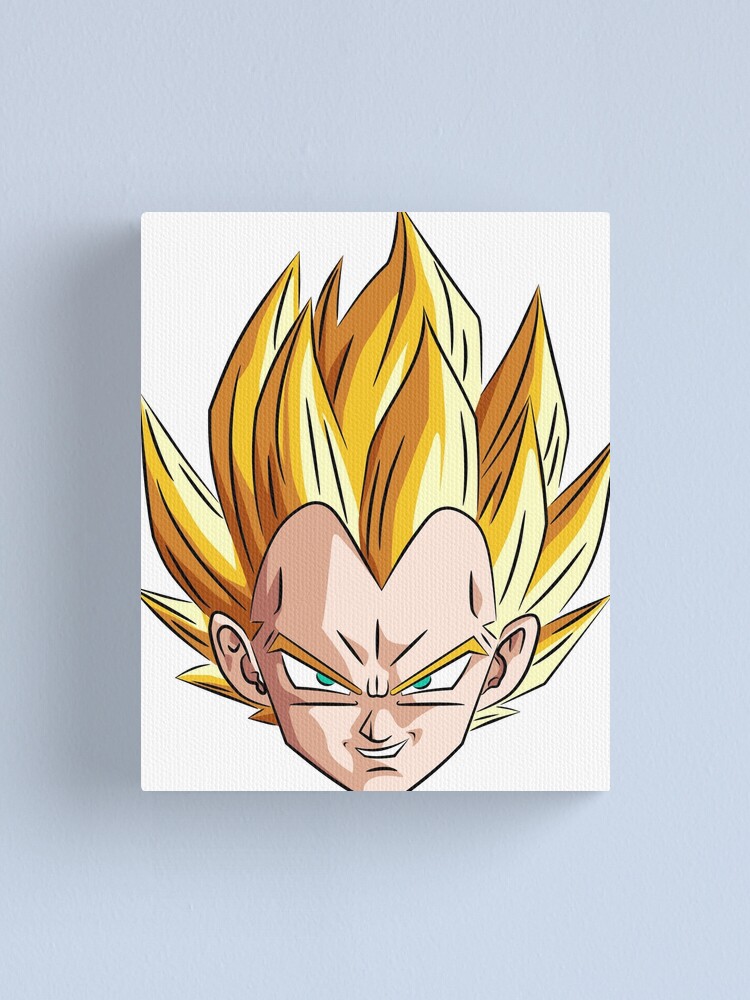 "Vegeta Dragon Ball Z Character Face" Canvas Print for Sale by Moosman ...