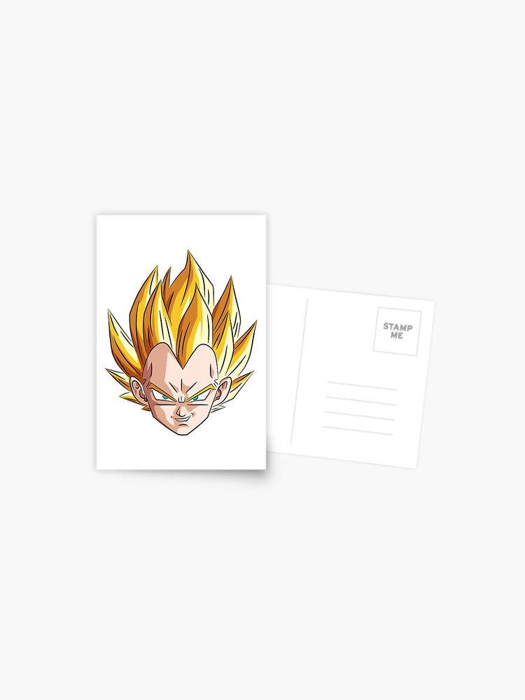 Postal for Sale con la obra «Vegeta Dragon Ball Z Cara De Personaje» de ...