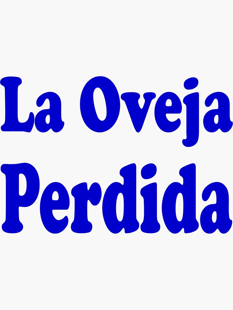 "La Oveja Perdida" Sticker for Sale by 309series | Redbubble