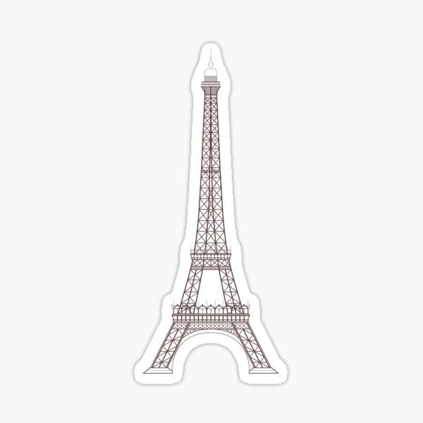 "Eiffel Tower Sticker" Sticker for Sale by JHMimaging | Redbubble