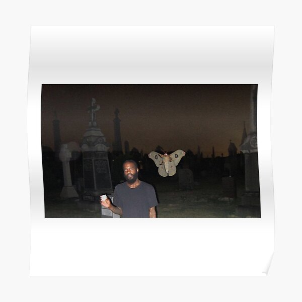 "MC Ride Death Grips graveyard moth" Poster by PussyDew | Redbubble