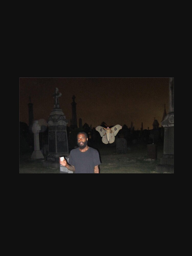 "MC Ride Death Grips graveyard moth" T-shirt by PussyDew | Redbubble