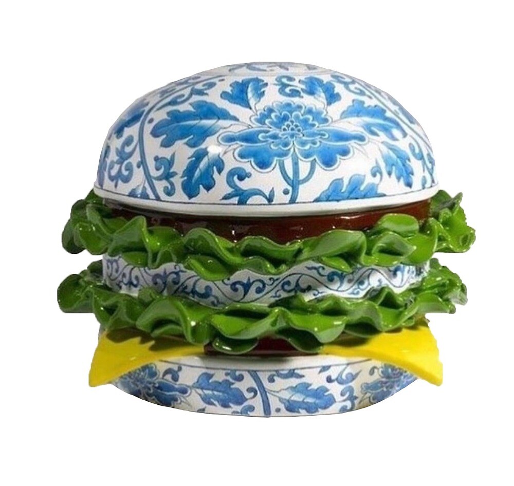 "Fancy Glass Burger " by debracornell97 | Redbubble