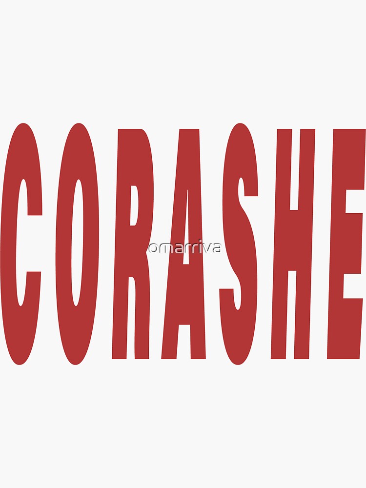 "corashe" Sticker for Sale by omarriva | Redbubble