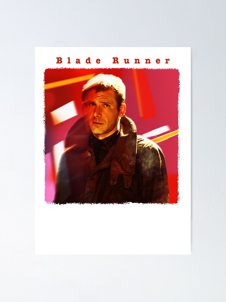 "Blade Runner - 80s lights" Poster by BlueDoctor | Redbubble
