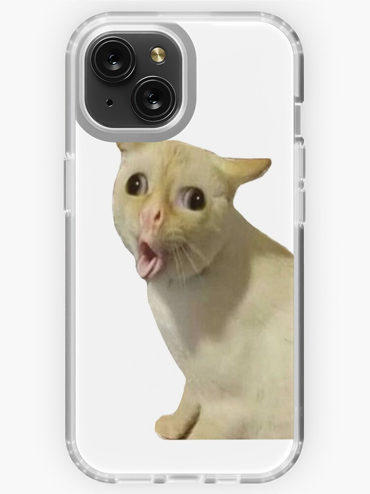 "coughing cat meme " iPhone Case for Sale by splendid scribbles | Redbubble