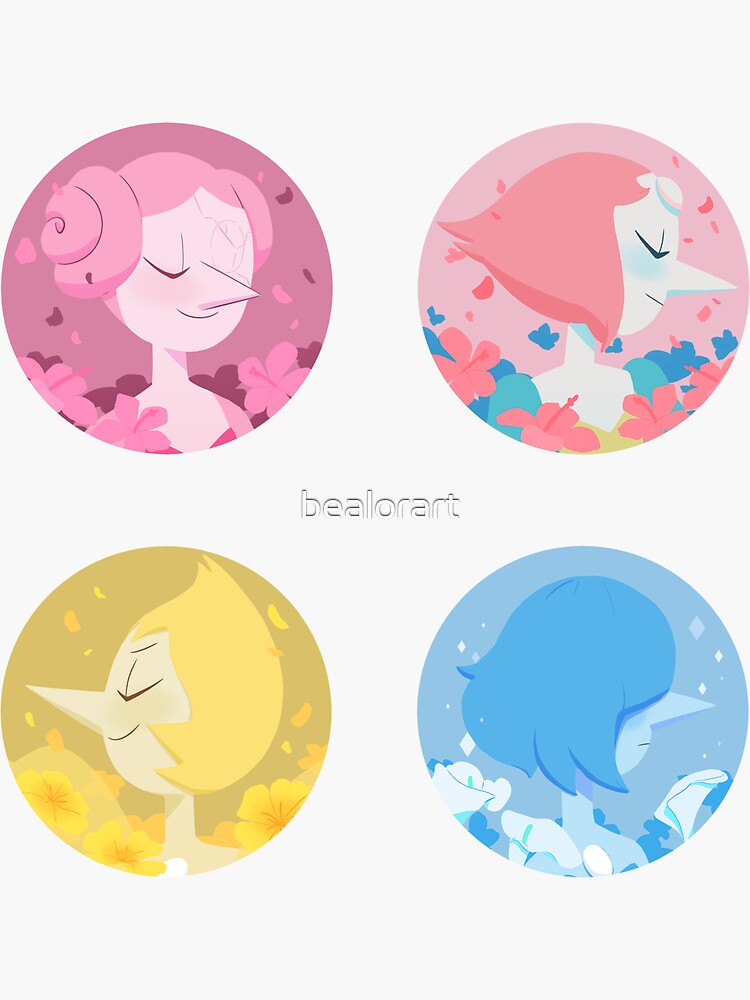 "Pearl Sticker set" Sticker for Sale by bealorart | Redbubble