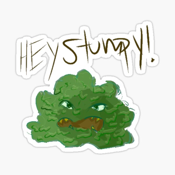"Angry Bush" Sticker for Sale by Princesskitkat | Redbubble