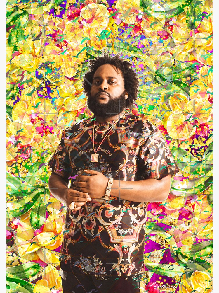 "Bas portrait Artwork Dreamville" Sticker for Sale by Zanolino | Redbubble