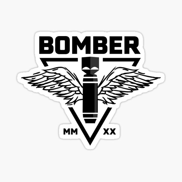 "Bomb Wings Logo" Sticker for Sale by bluedeerdesigns | Redbubble